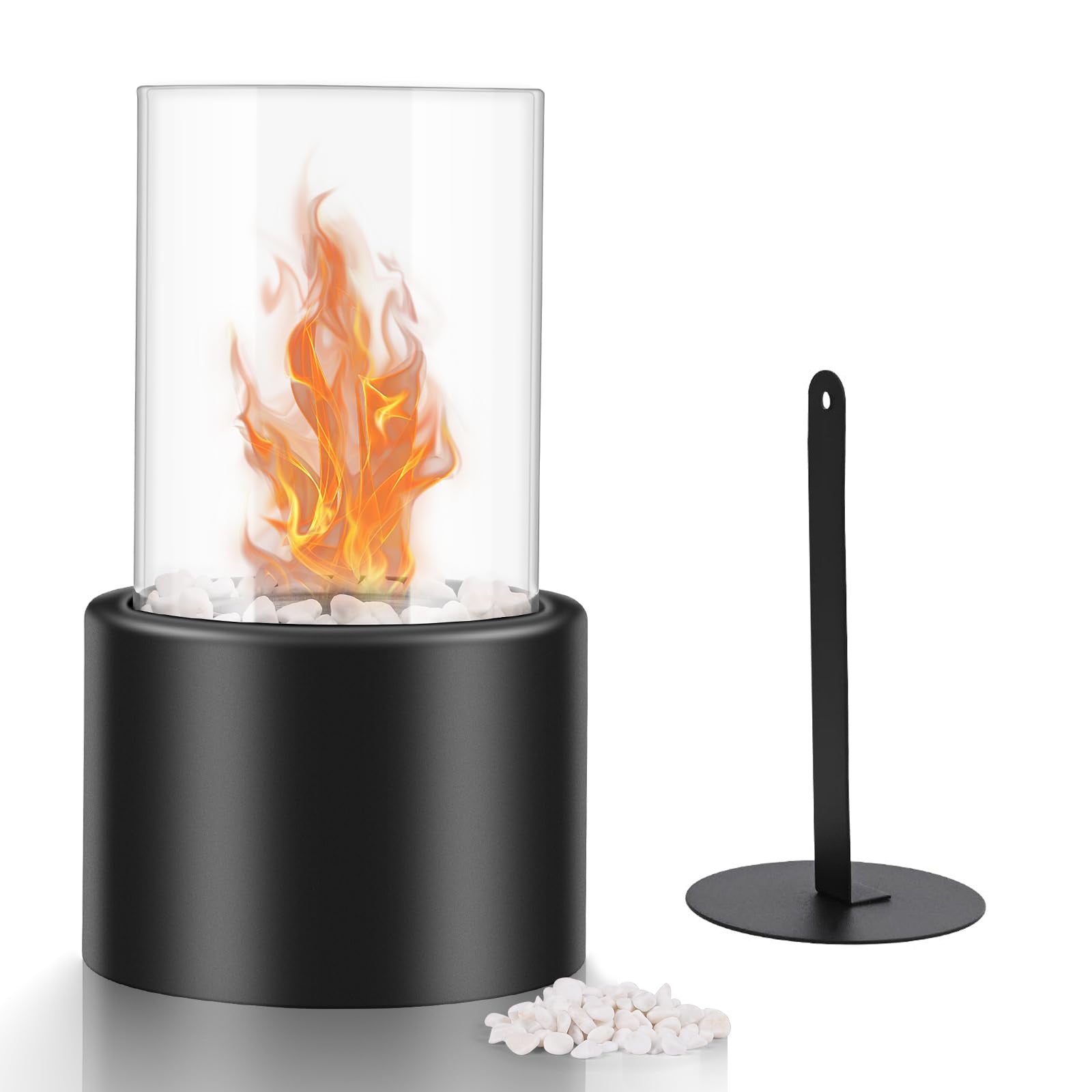 Contemporary Column Fireplace - Model M - Realistic Flame Effect Decor ...